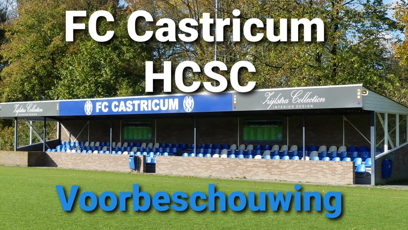VOORBESCHOUWING FC CASTRICUM - HCSC | FC Castricum